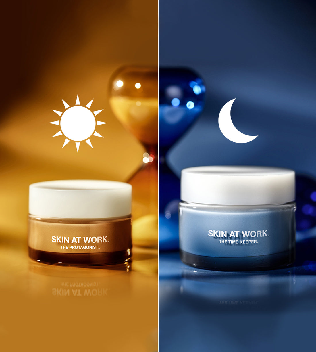 THE DAY & NIGHT DUO – SKIN AT WORK